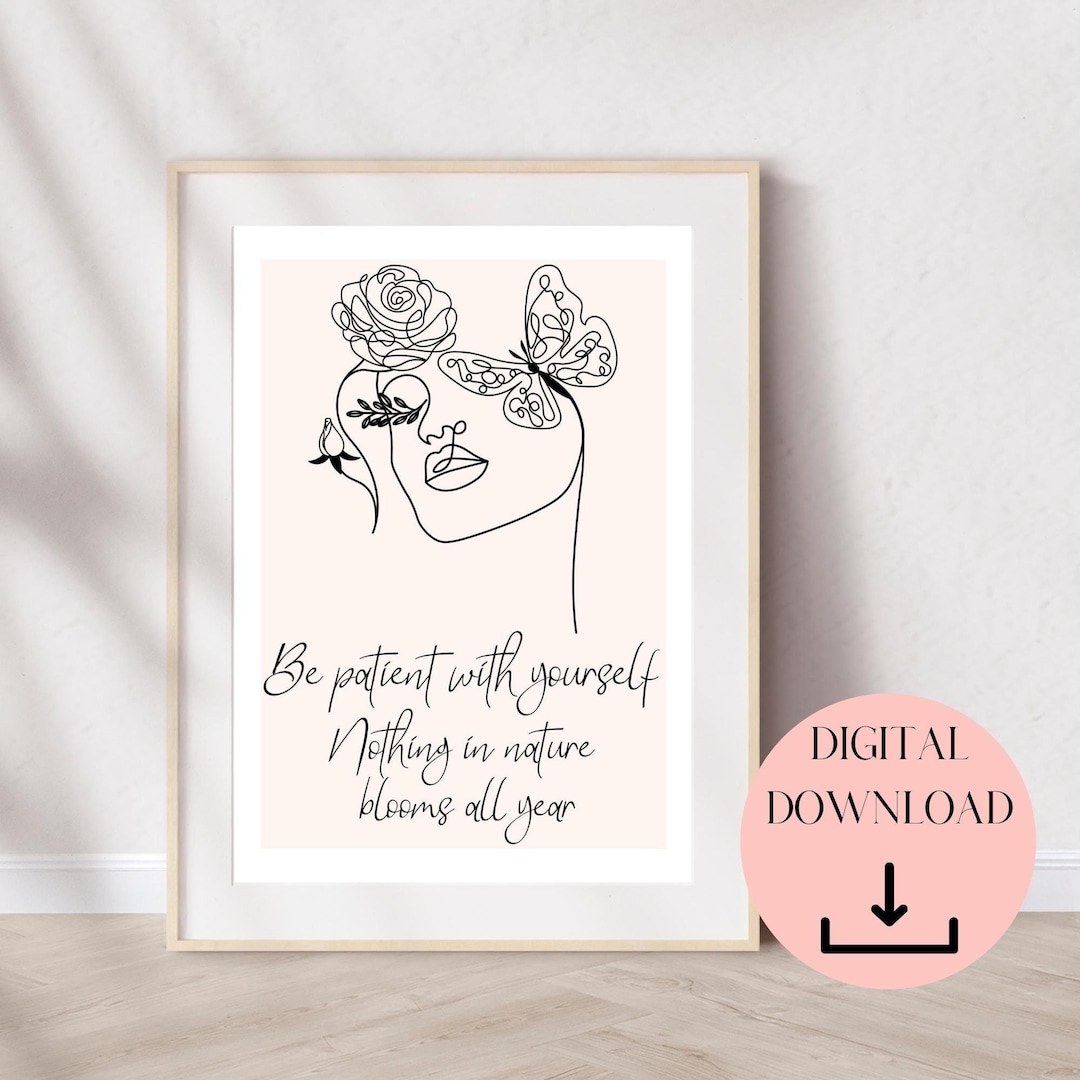 Inspirational Quote, Therapy Office Decor, Affirmation Wall Art, School ...