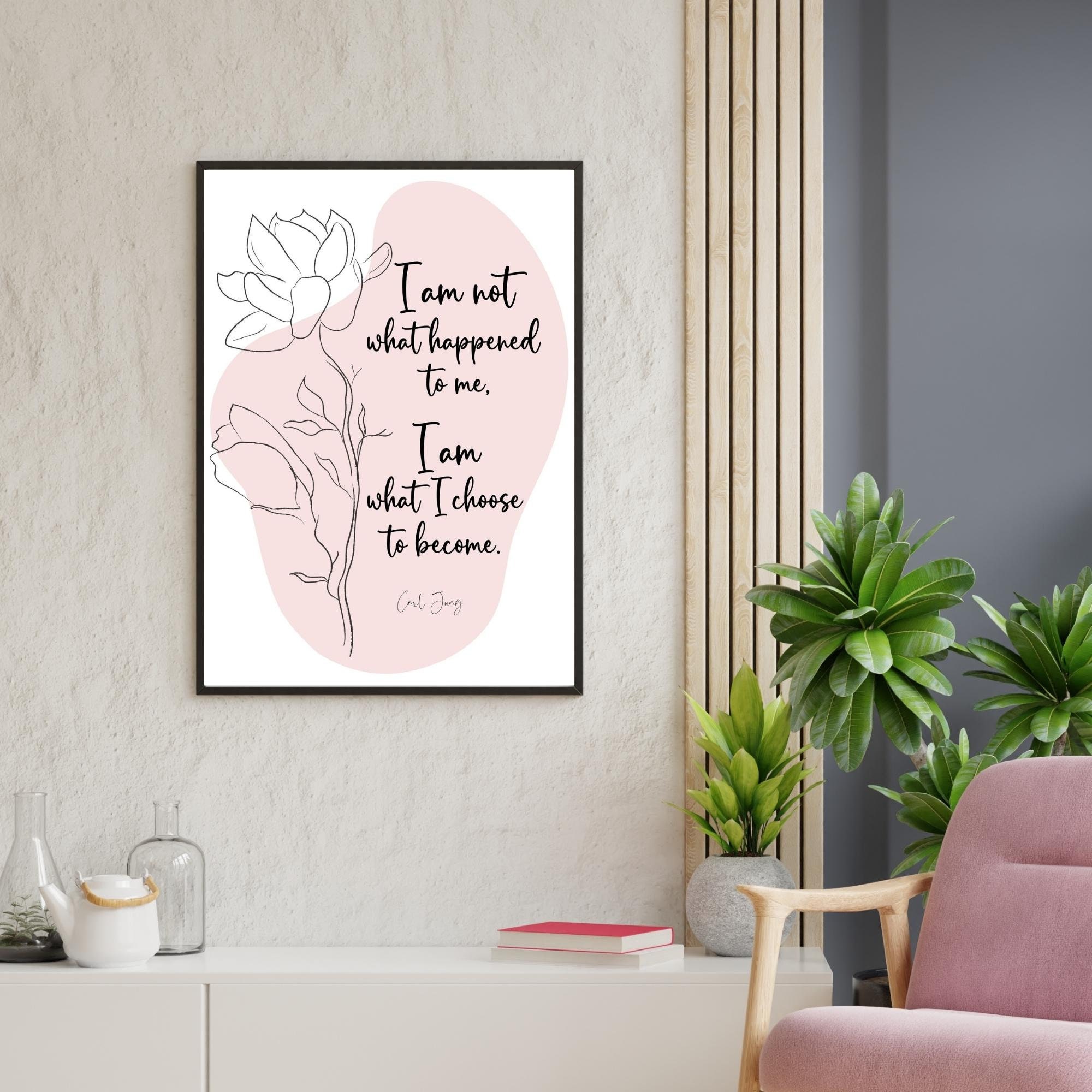 Carl Jung Quote, Therapy Office Decor, School Psychologist, Self Love ...