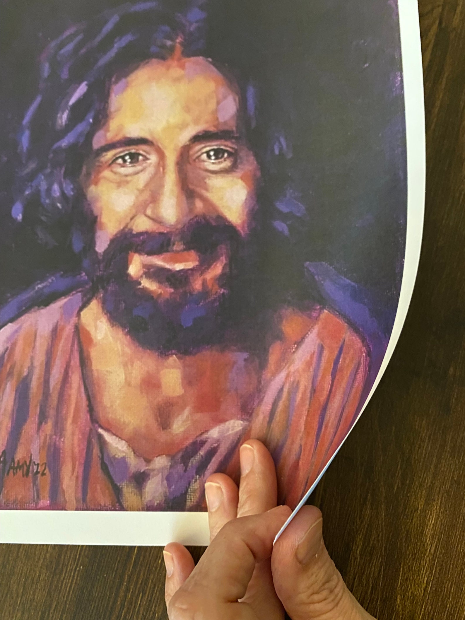 How He Looks at You Smiling Jesus Jesus Art Jesus Print - Etsy