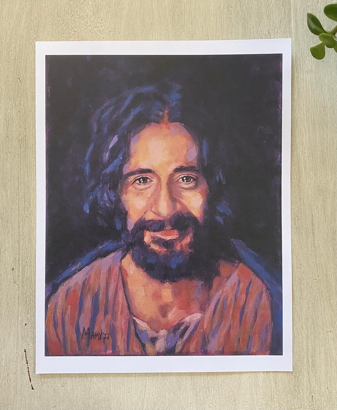 How He Looks at You Smiling Jesus Jesus Art Jesus Print - Etsy