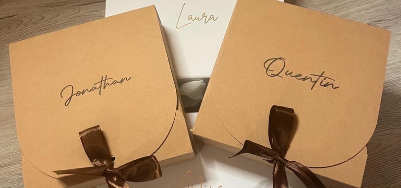 Personalized Engraved Witness Gift Box - Wedding Gift - Witness Name ...