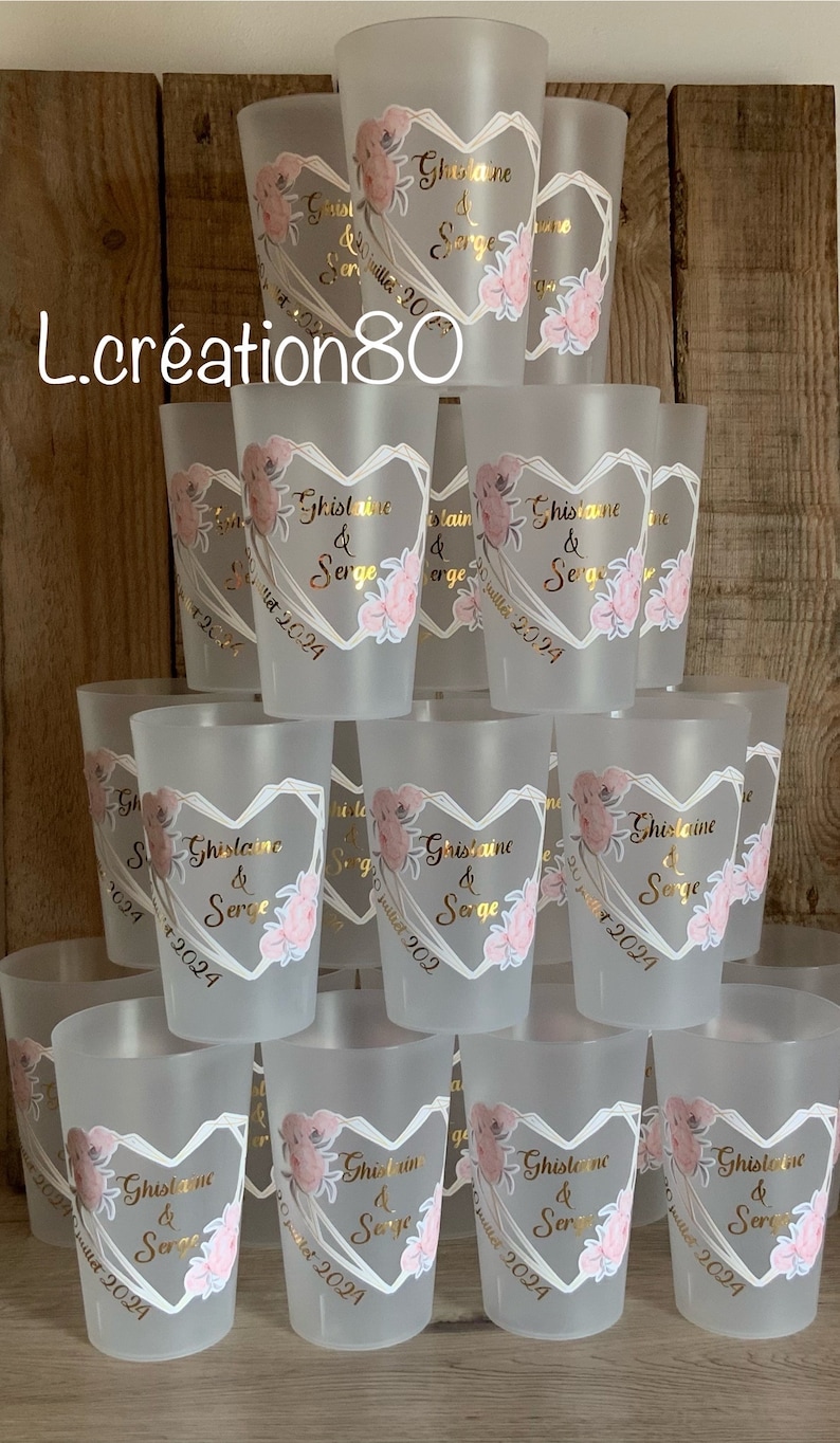 Gobelet Eco Cup 30cl Prénoms, gobelet personnalisé anniversaire baptême ...