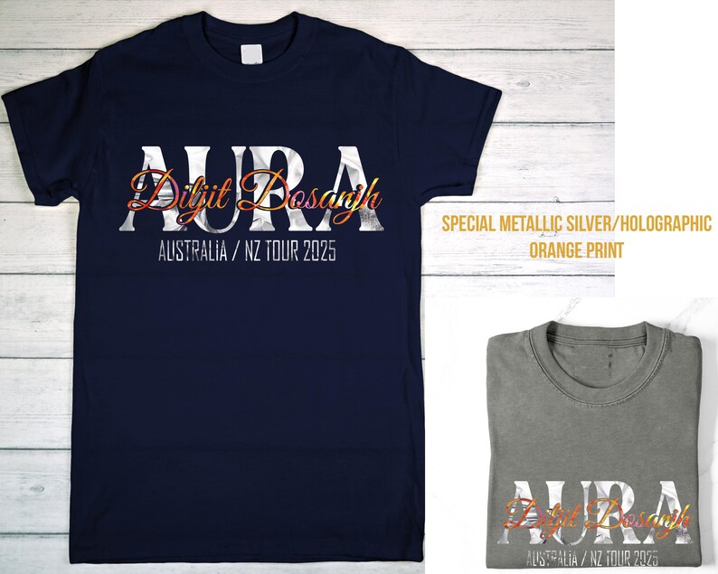 Special Diljit Shirt | Aura Tour Australia Print | Dosanjh Punjabi ...