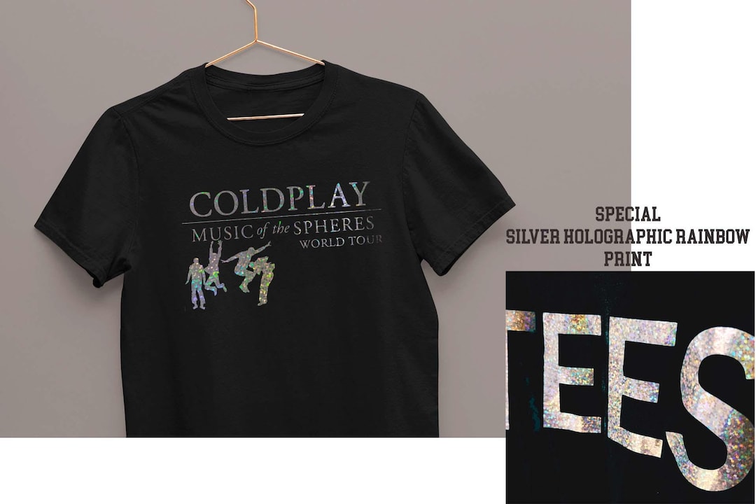 Cold Play Tour T Shirt | Coldplay Australia Print Tee | Spheres ...