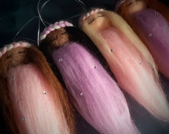 Trixy the Garden Fairy Handmade Felt Needle Felt Fairy Fairy Decoration ...