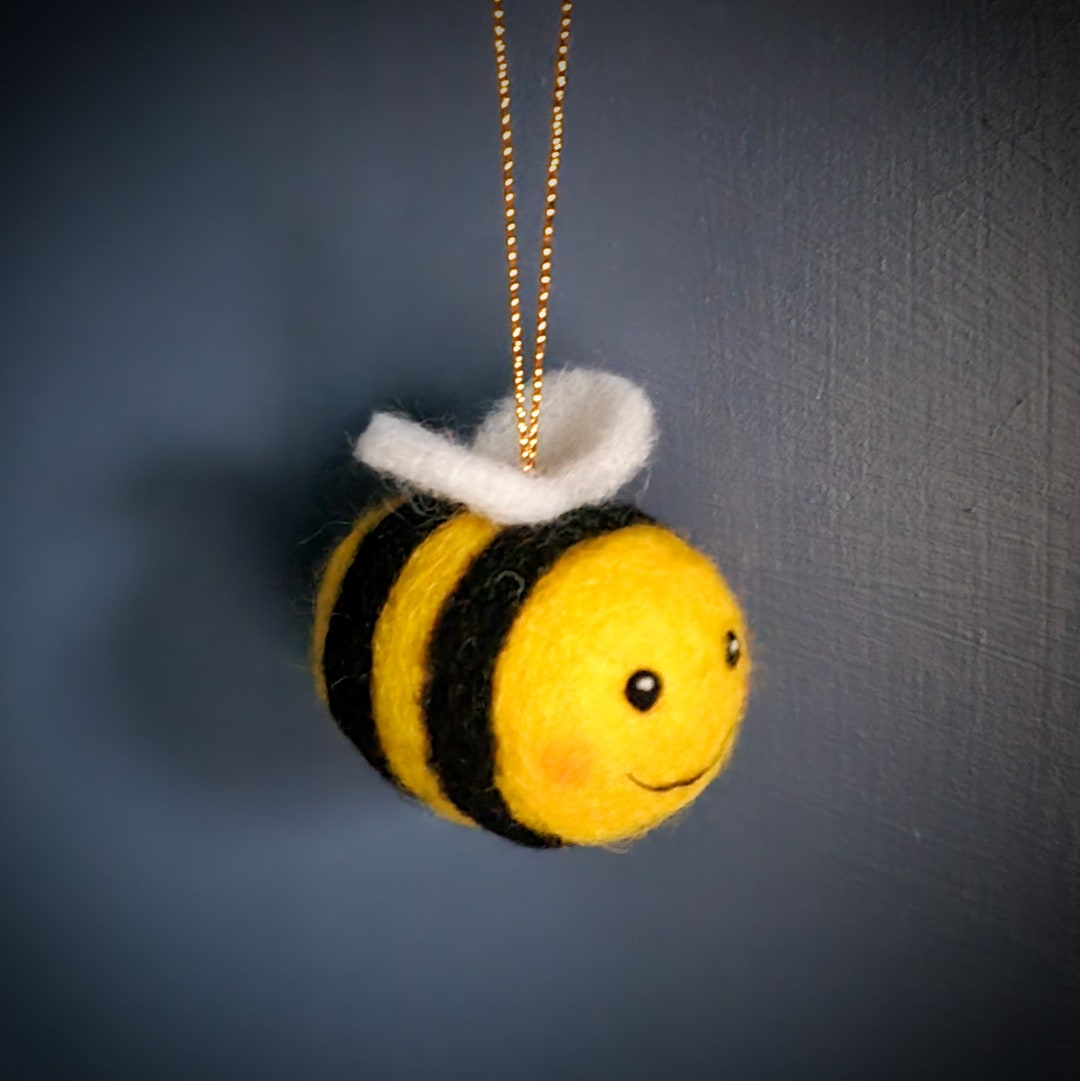 Bee Decoration, Bee Bauble, Bee Gift, Christmas Tree Decoration ...