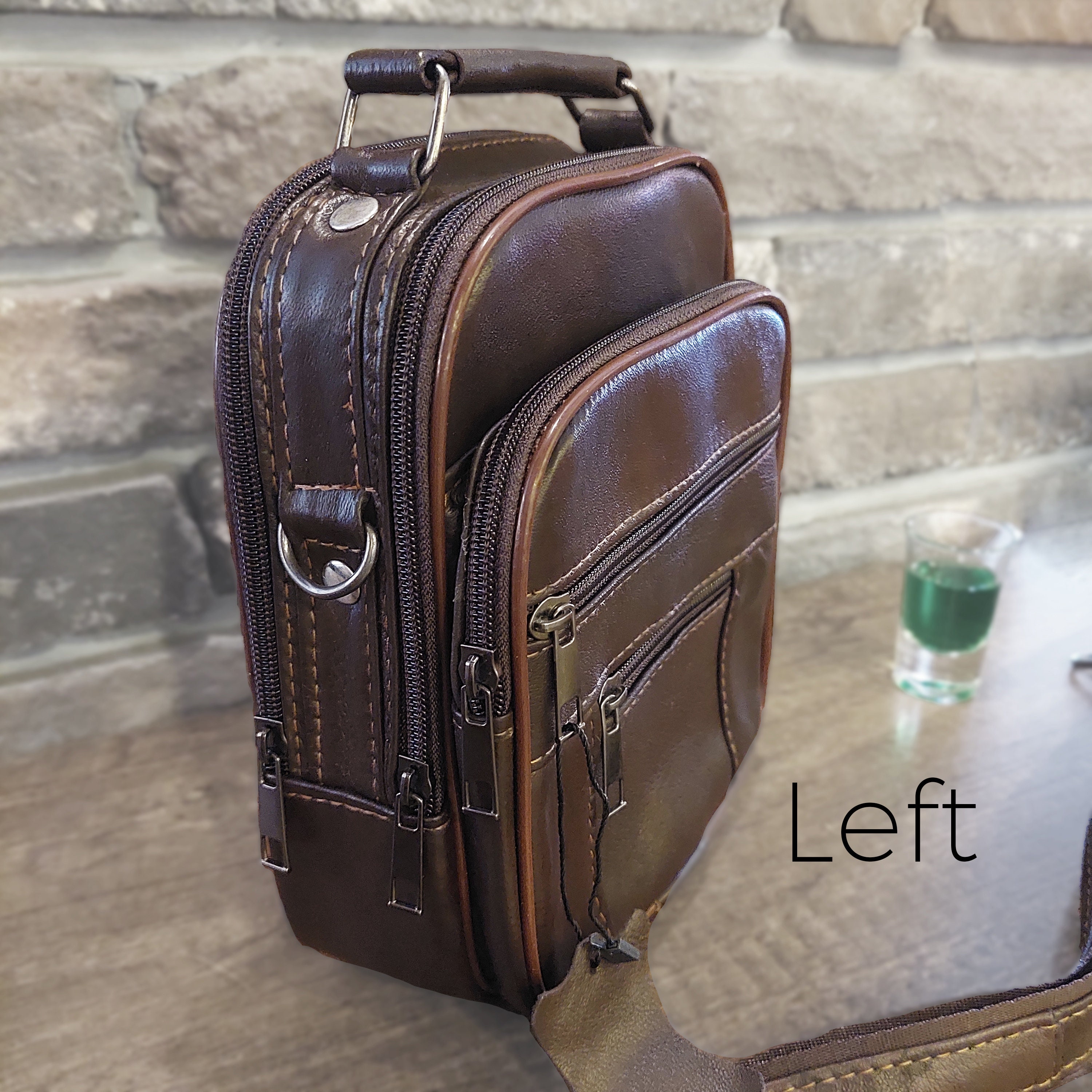 Genuine Leather Bag Crossbody Man Bag Shoulder Bag for Mens - Etsy