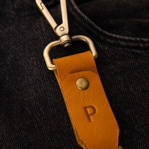 Personalised Leather Keychains | Leather Gift | Handmade With ...