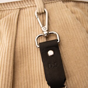 Personalised Leather Keychains | Leather Gift | Handmade With ...
