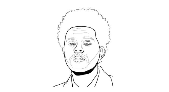 Digital Drawings Line Drawing Portraits - Etsy