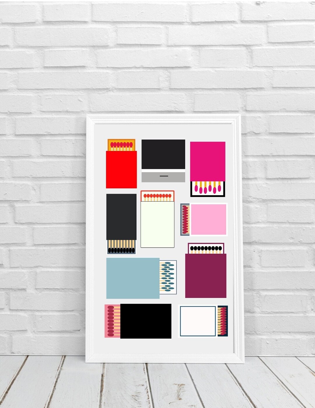 Personalized Matchbox Poster - Etsy