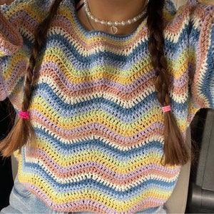 Tom Daley’s Wavy Sweater, Crochet Wavy Sweater, Crochet Sweater ...