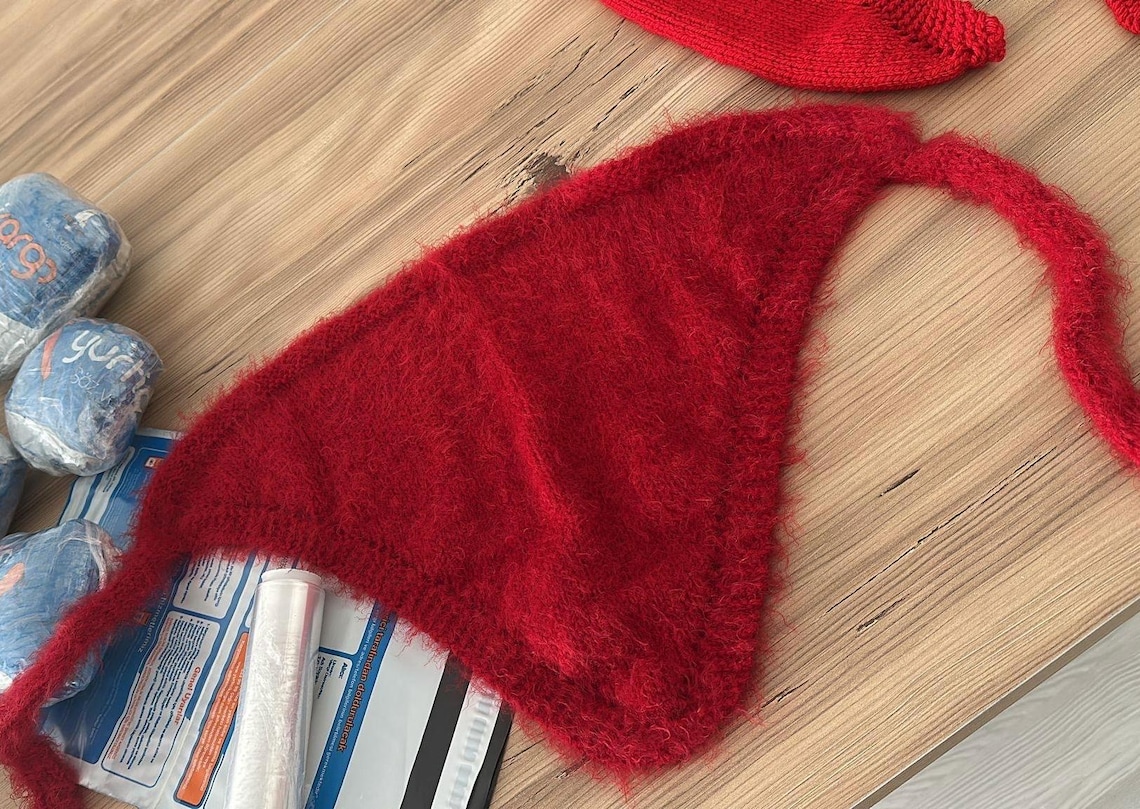 Crochet Fluffy Bonnet, Vintage-inspired Winter Balaclava, Custom Colors ...