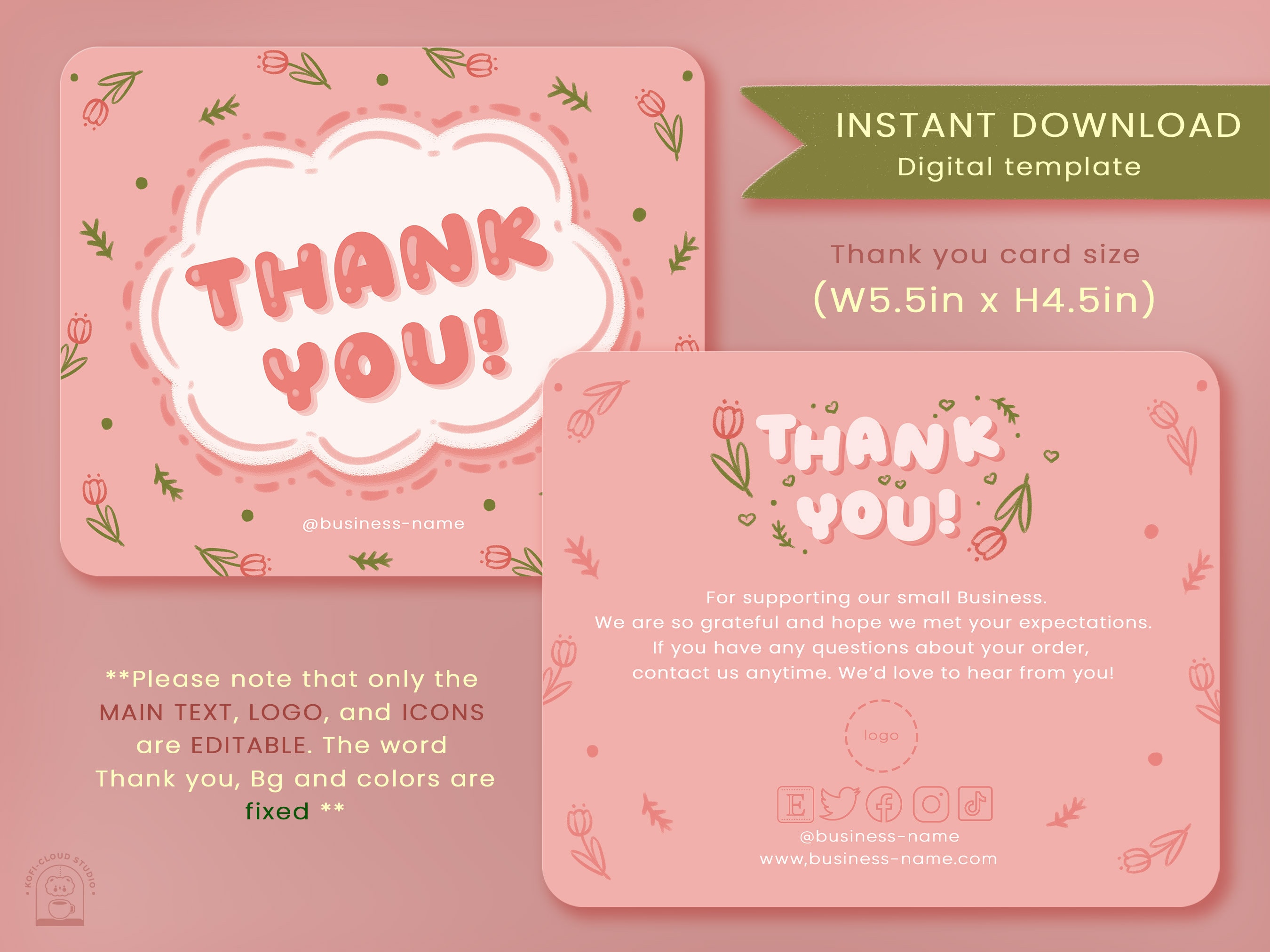 Girly Thank You Images