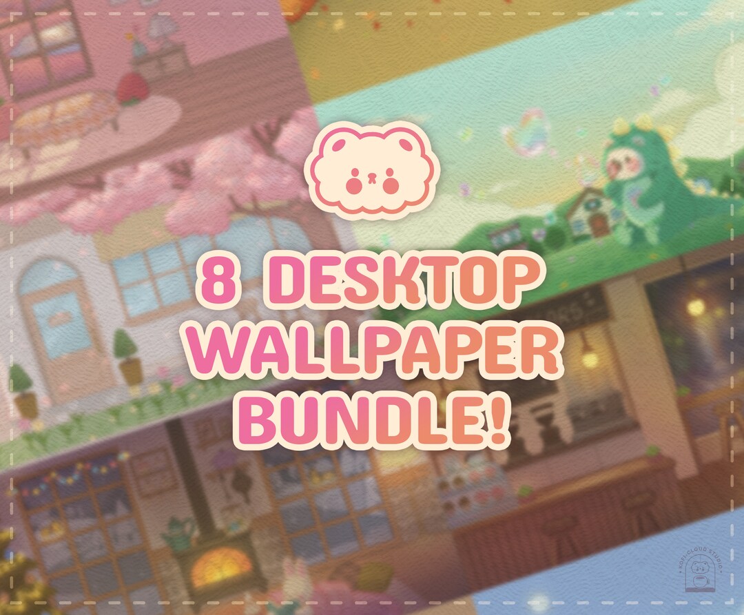 Desktop Wallpaper Bundle | 8 Wallpaper Set | Mac & Windows | Desktop ...