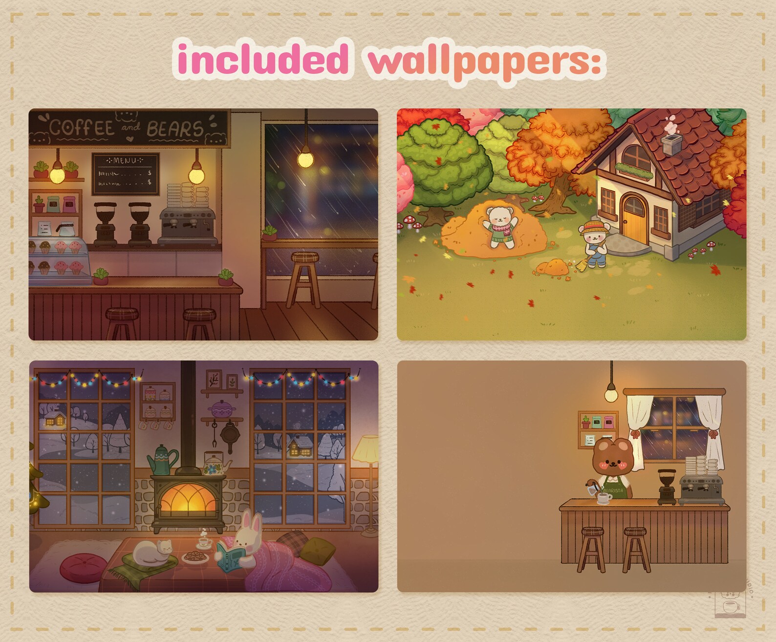 8 Desktop Wallpaper Organizer Bundle Set | Mac & Windows ...