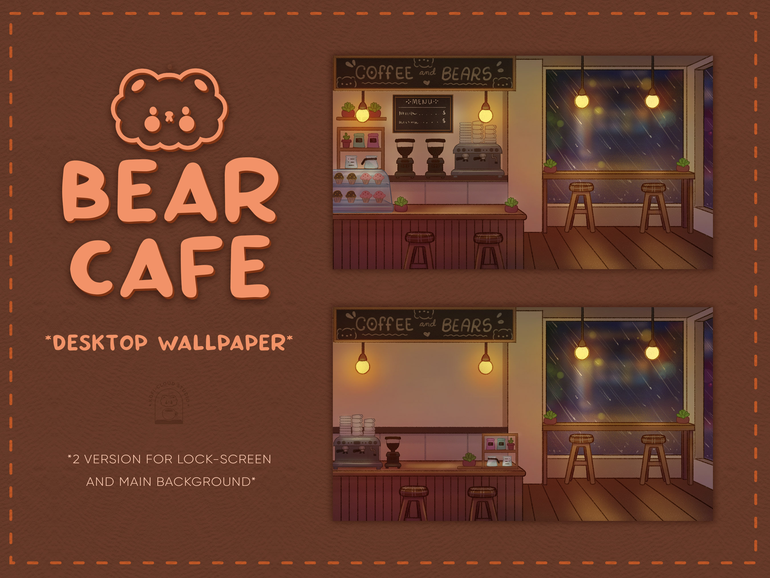 Koficloudstudio: Cute Cafe Themed Desktop Organizer Kawaii - Etsy Canada