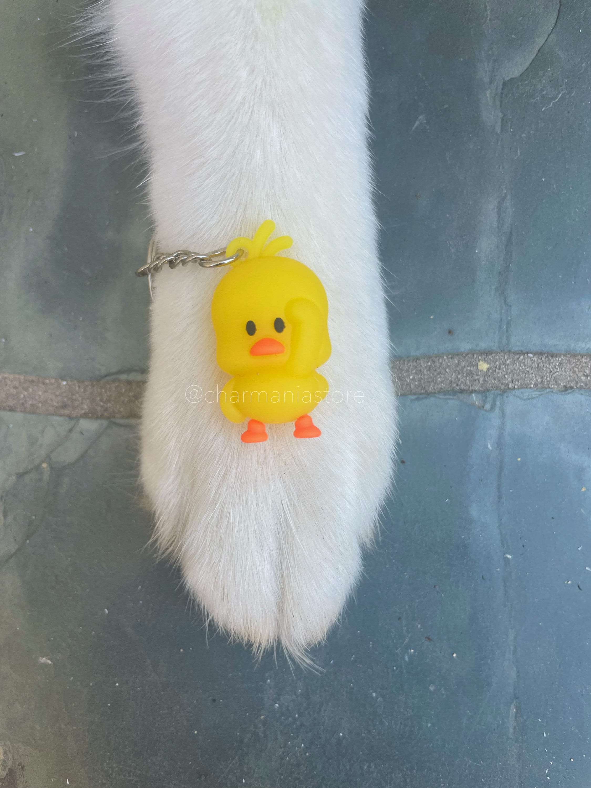 Yellow Duck Keychain - Etsy