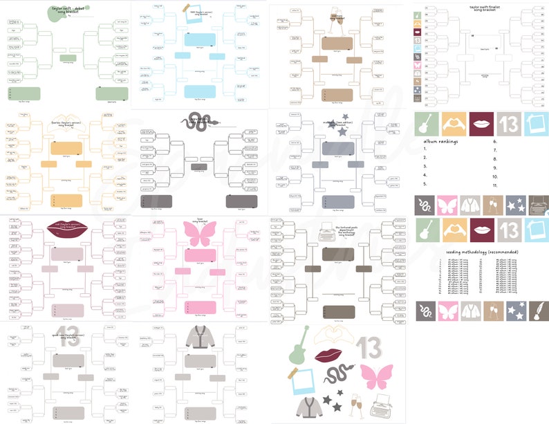 2am Update! Taylor Swift Song Brackets - All Eras (and TTPD Anthology ...
