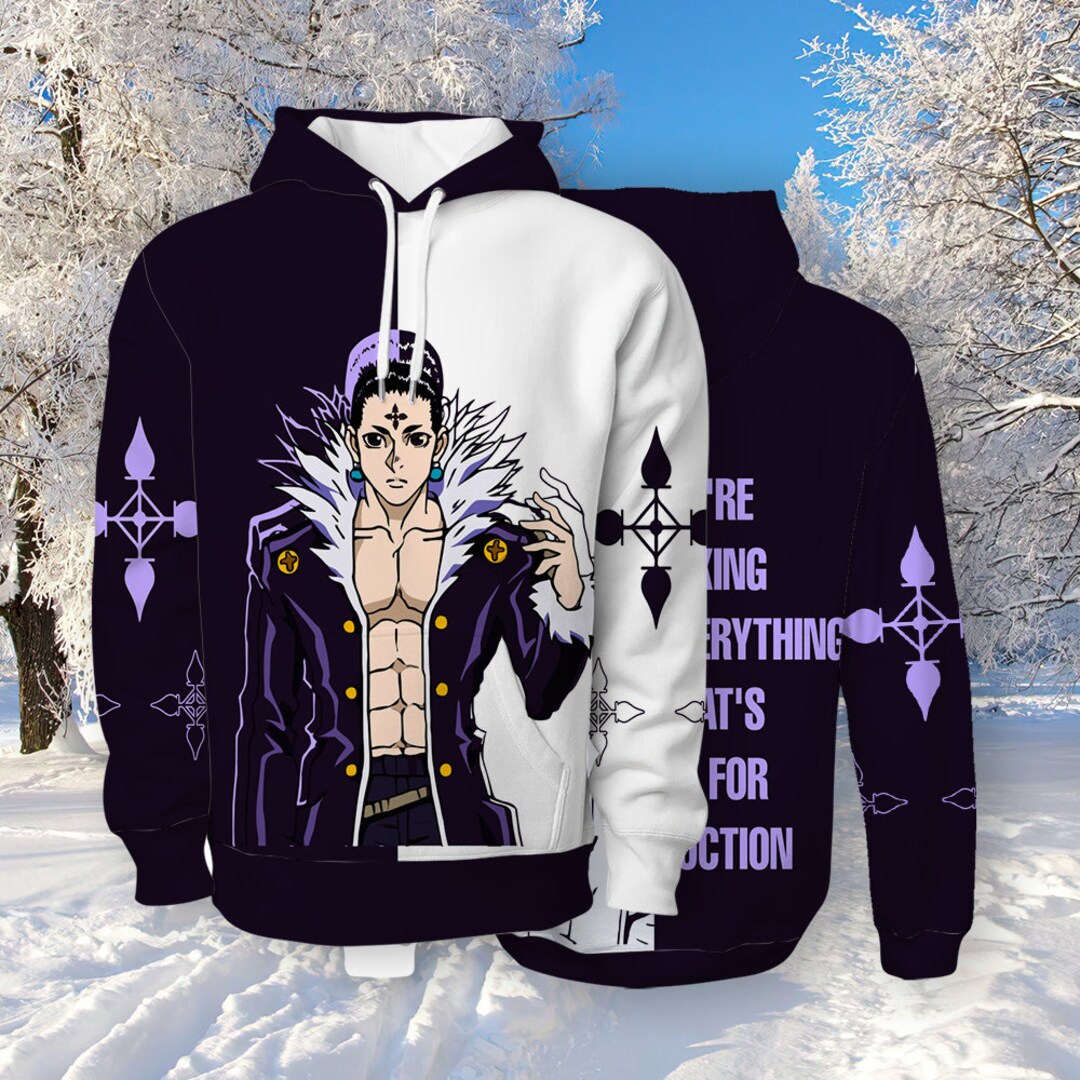 Hoodie Anime 3D Printed Chrol Lo Hunter Lucil Anime Fer Women - Etsy