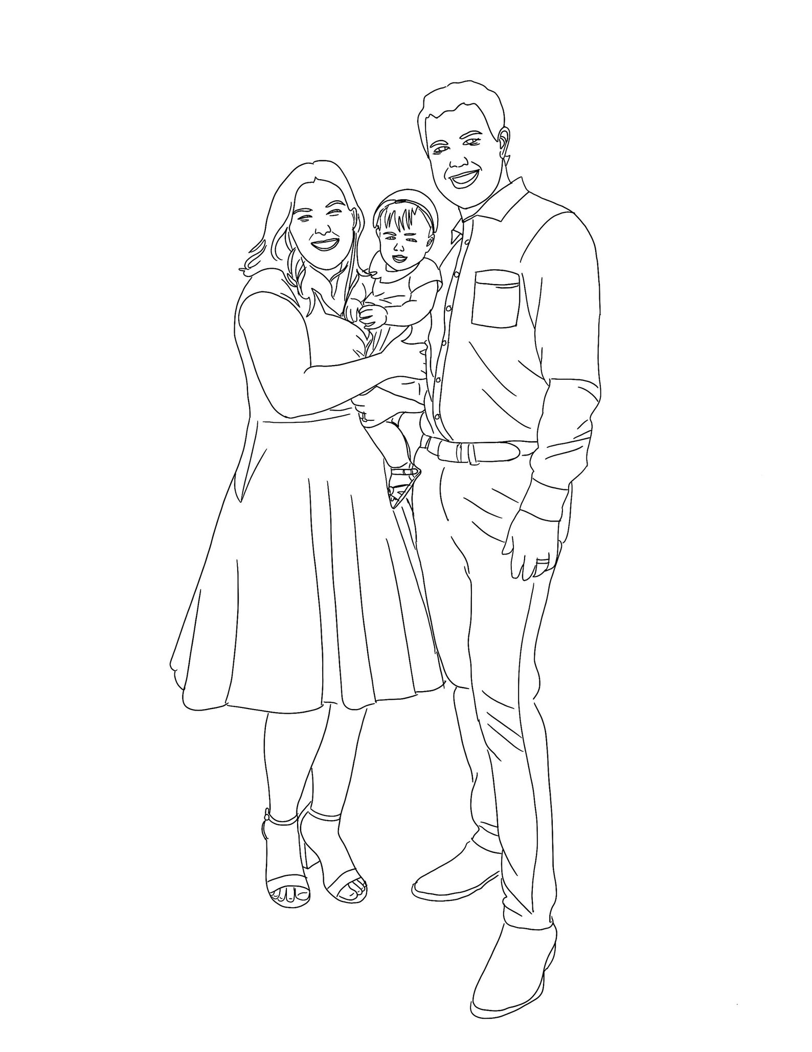 Custom Coloring Page - Etsy