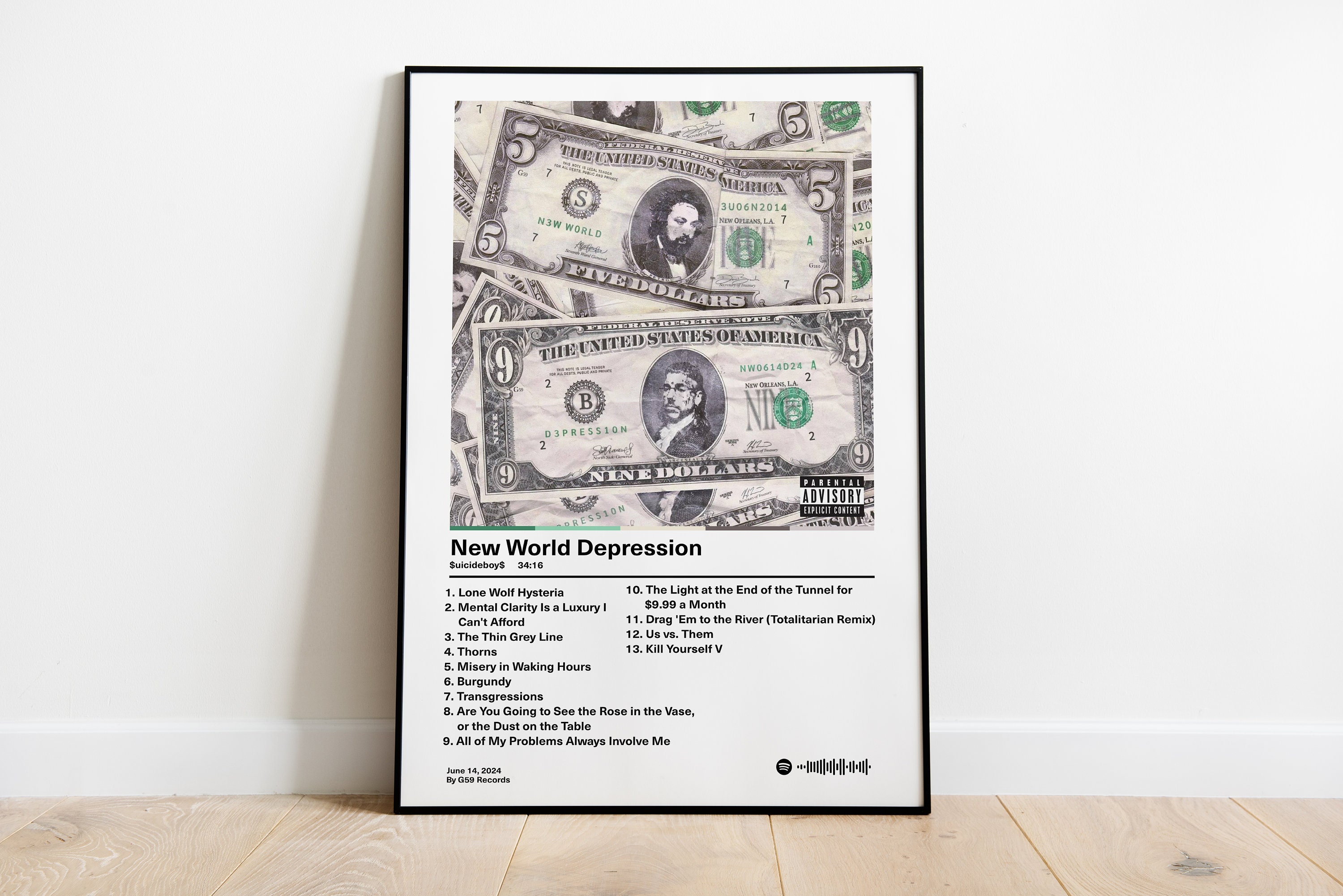 Suicideboys - New World Depression Album Poster/ Printable Poster ...