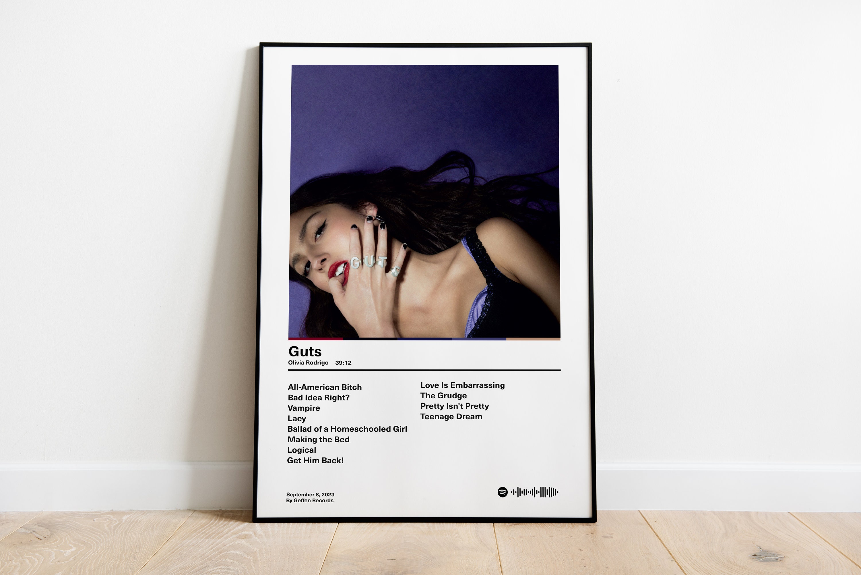Olivia Rodrigo - GUTS Album Poster/ Printable Poster by Isabel Cardoso ...