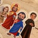 Catholic Saint Sticker Bundle 3 Matte - Etsy