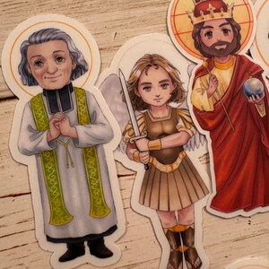 Catholic Saint Sticker Bundle 3" Matte - Etsy