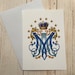 Marian Auspice Maria Greeting Card 5x7 W/envelope - Etsy
