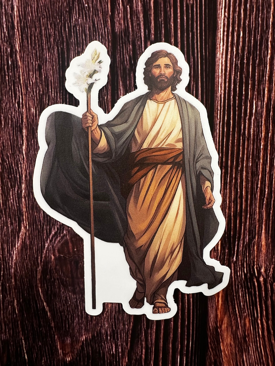 4" St. Joseph Catholic Sticker Matte / San Jose Sticker - Etsy