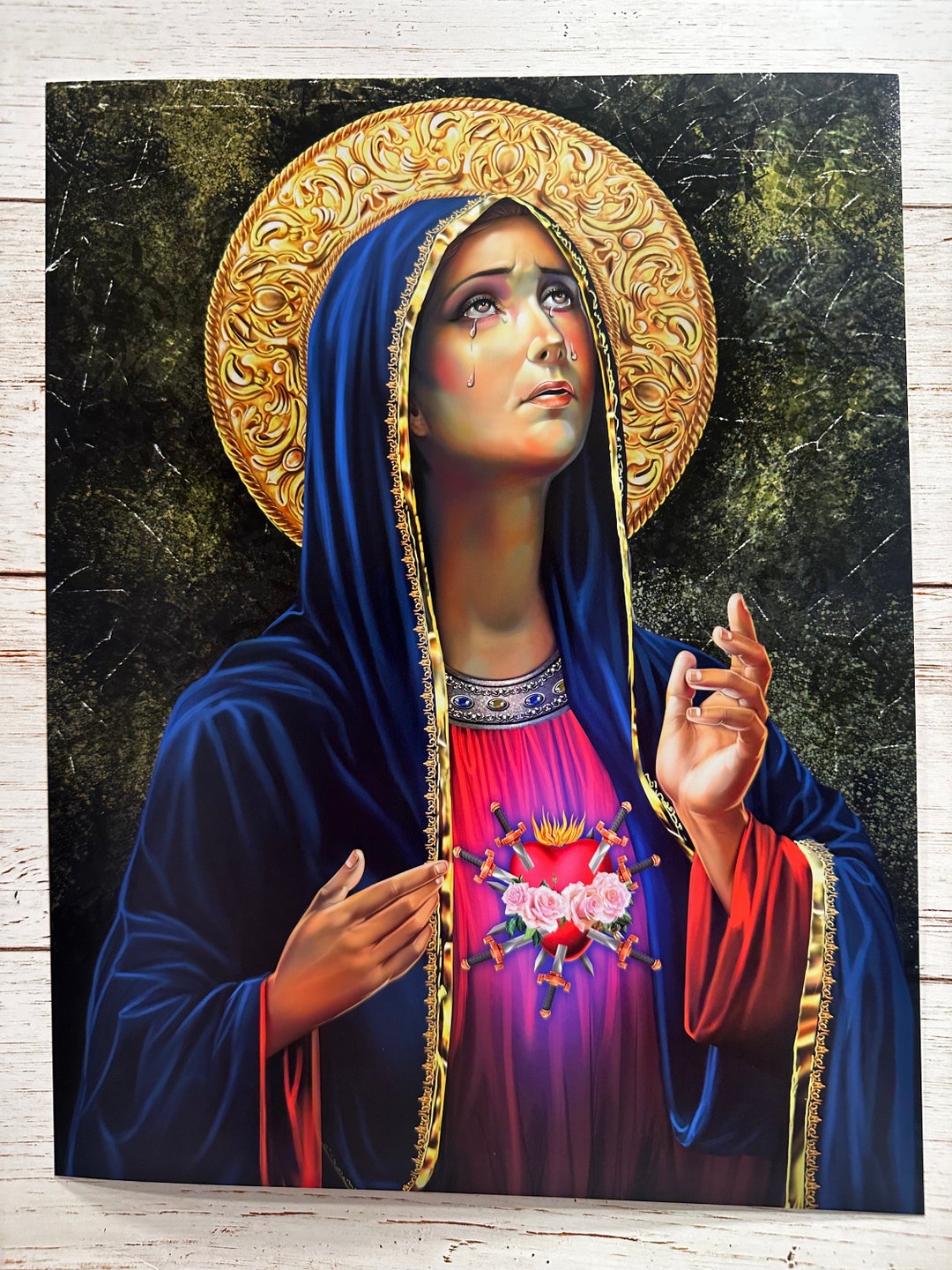 Our Lady of Sorrows Print - Etsy