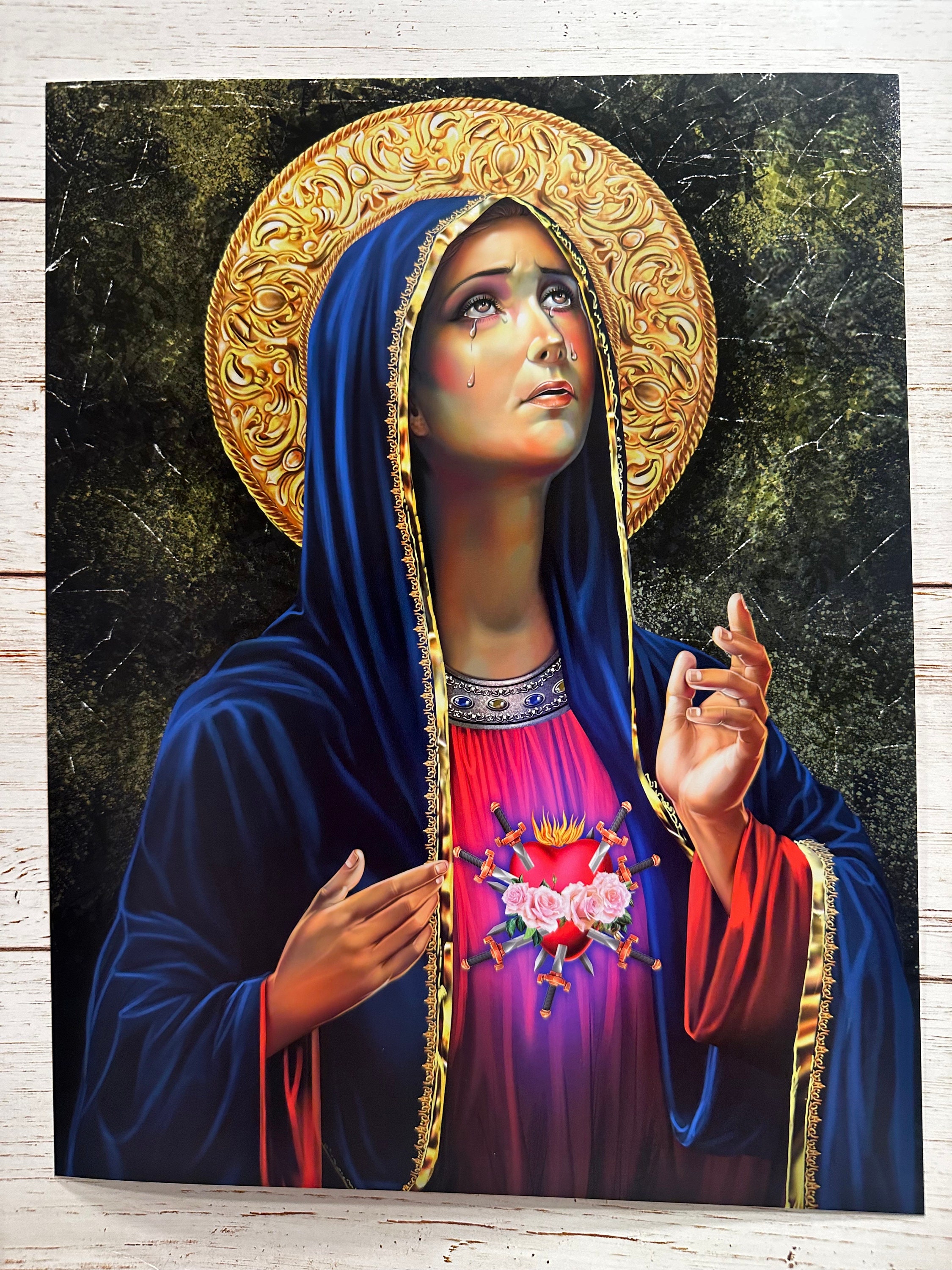Our Lady of Sorrows Print - Etsy