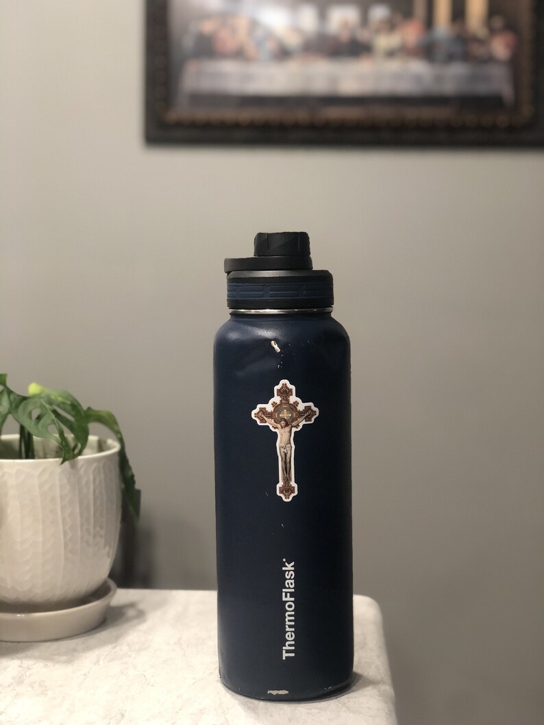 Crucifix Sticker-catholic Sticker - Etsy