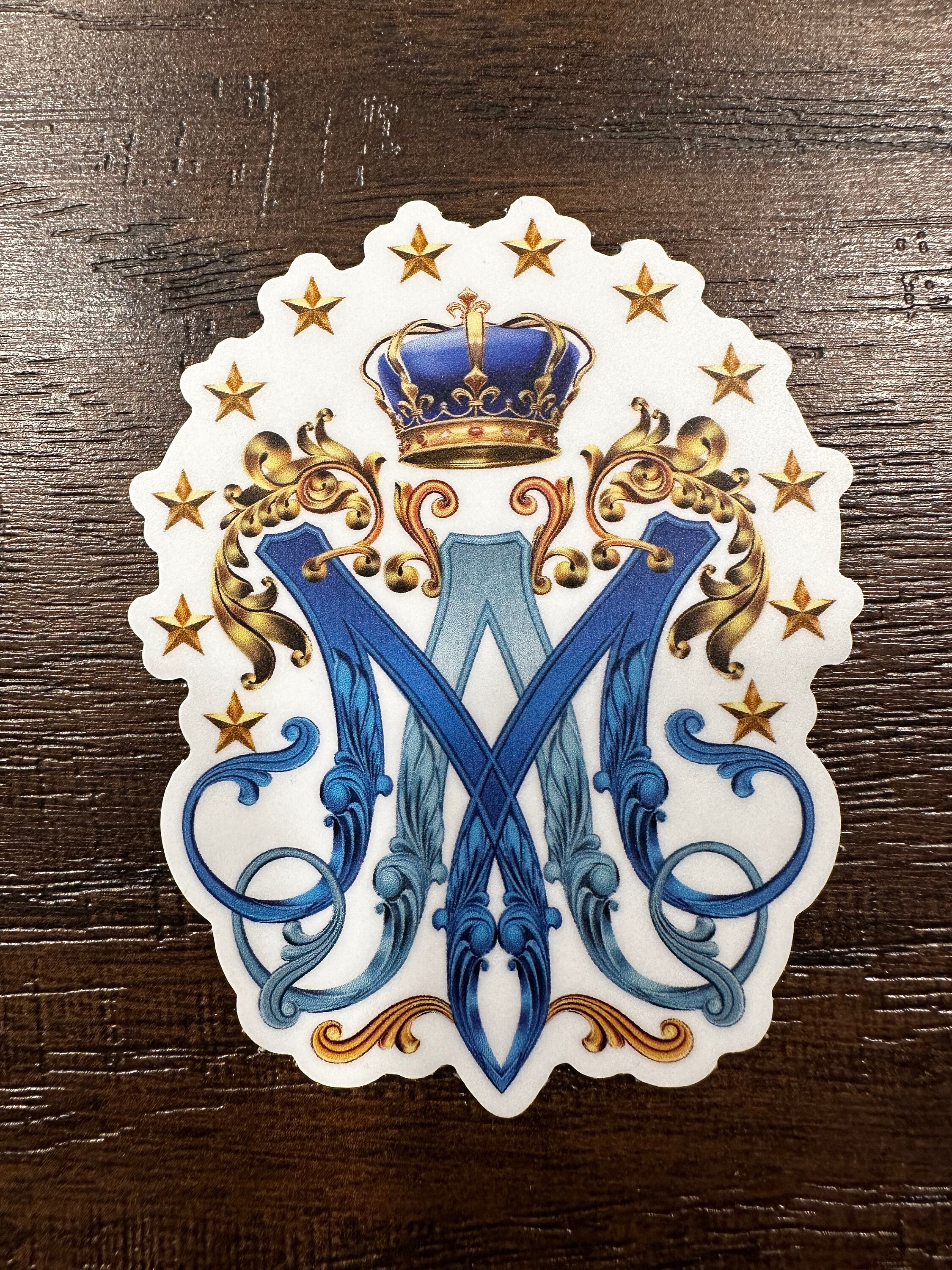 Auspice Maria Sticker | Catholic Sticker - Etsy