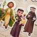 Catholic Saint Sticker Bundle 3 Matte - Etsy