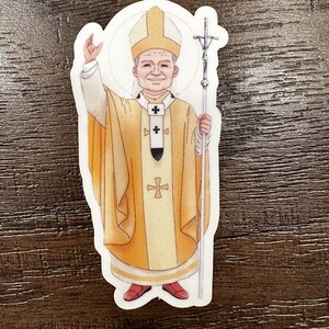3 Male Catholic Saint Sticker MATTE St. John Vianney / - Etsy