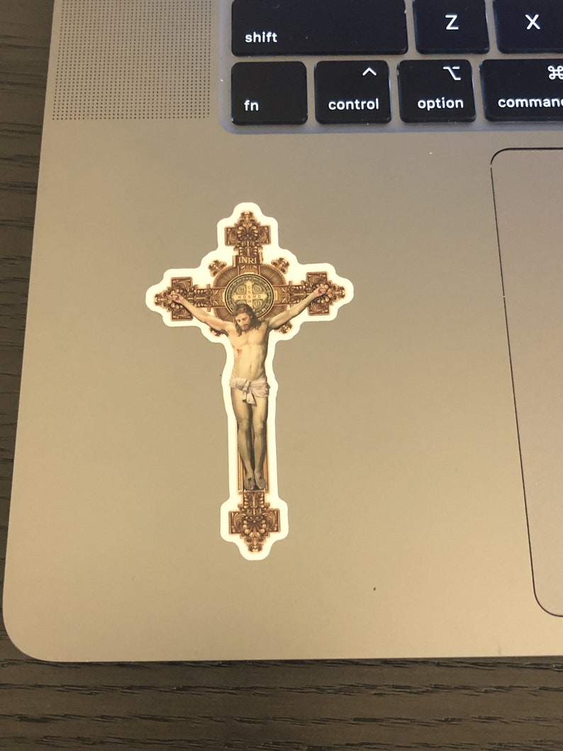 Crucifix Sticker-catholic Sticker - Etsy