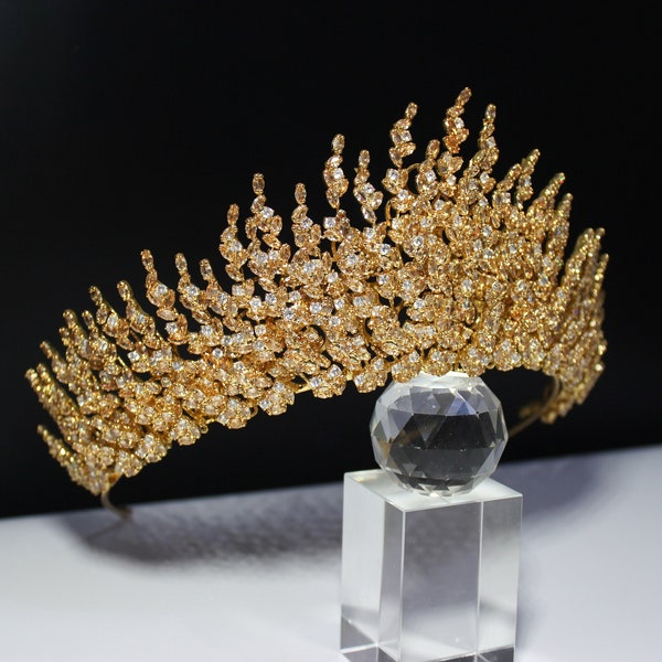 Gold Wedding Tiara - Etsy