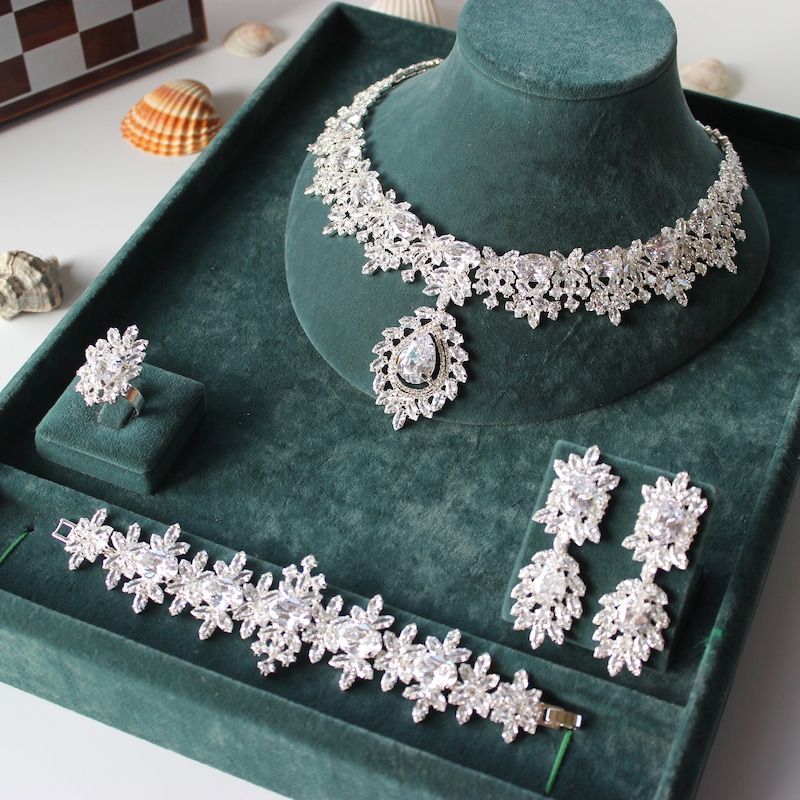 Bridal Jewelry Set - Etsy