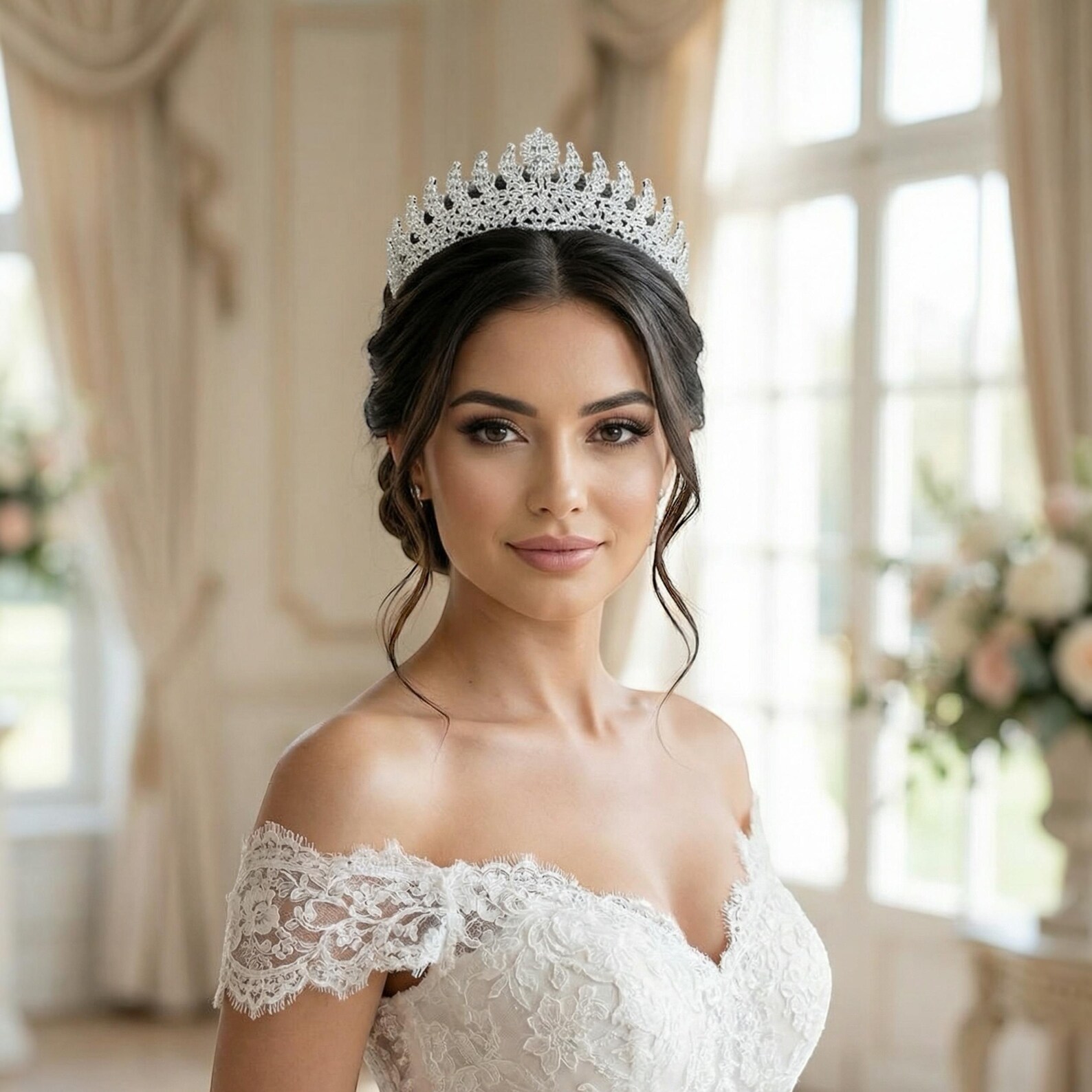 Luxury Crystal Bridal Tiara - Gold & Silver Royal Wedding Crown - Etsy