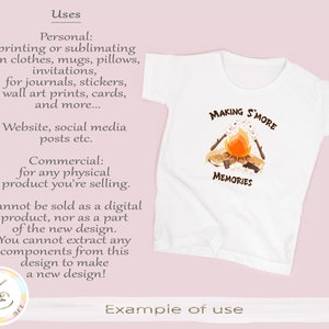 Making S'more Memories PNG, Smores Clipart, Summer, Instant Download ...