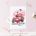 Valentine's Day PNG Pink Truck, Red and Pink Flowers and Hearts, Loads ...
