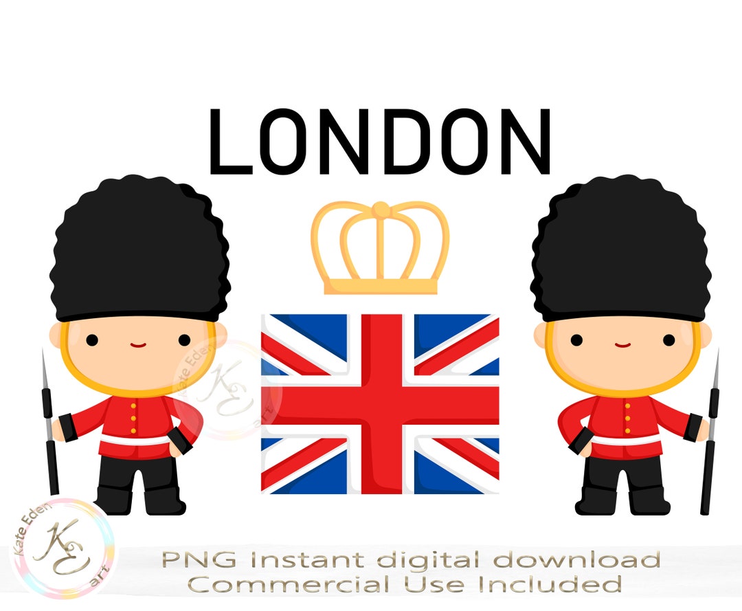 Cute London Guard PNG, Instant Digital Download, Keepsake, London Baby ...
