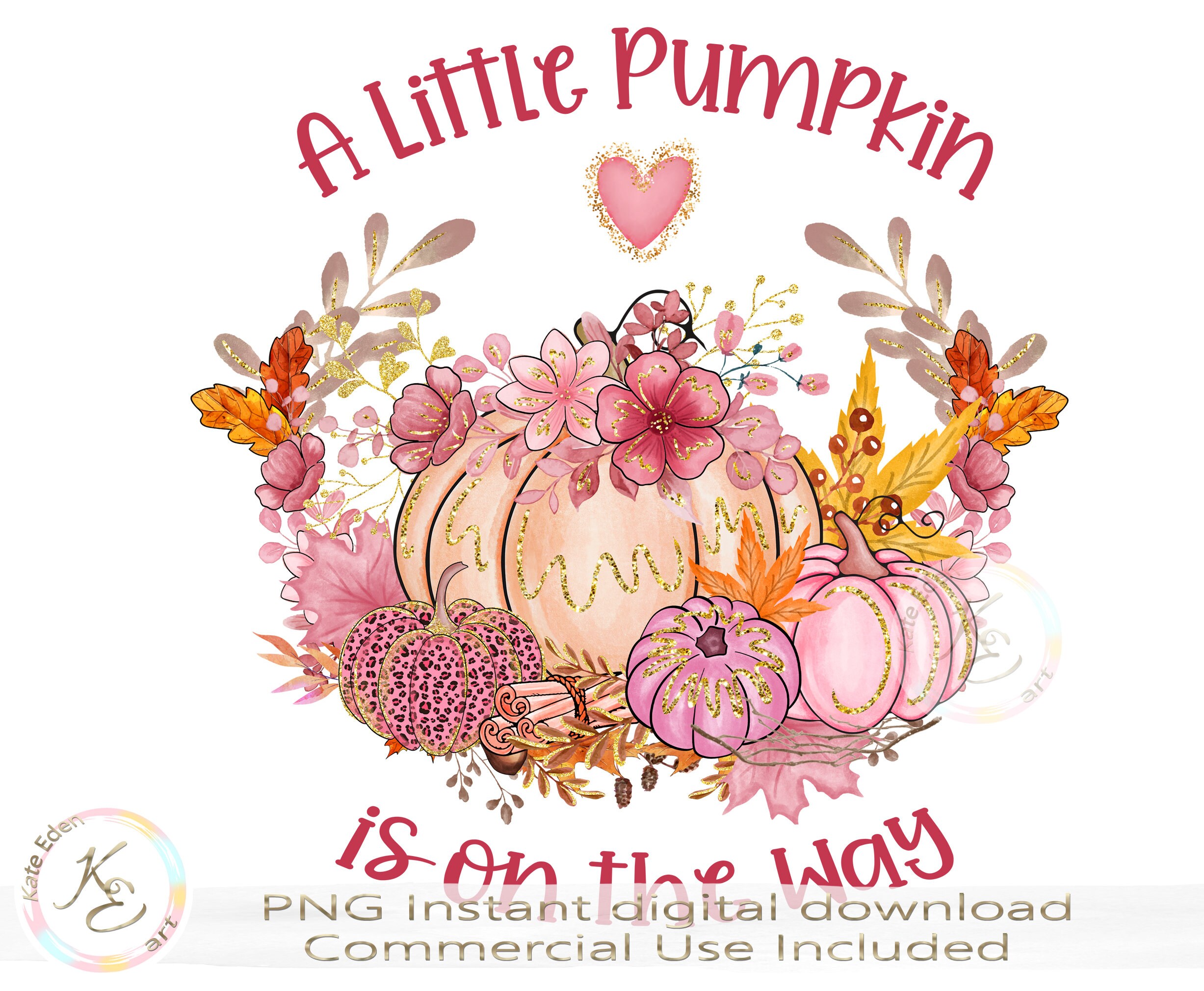 Little Pumpkin Baby Shower PNG Fall Baby Shower Baby - Etsy