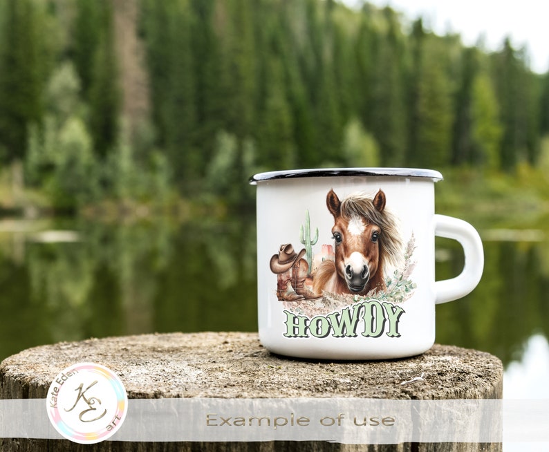 Howdy PNG Cute Horse Clipart Texas Horse Western PNG Horse - Etsy