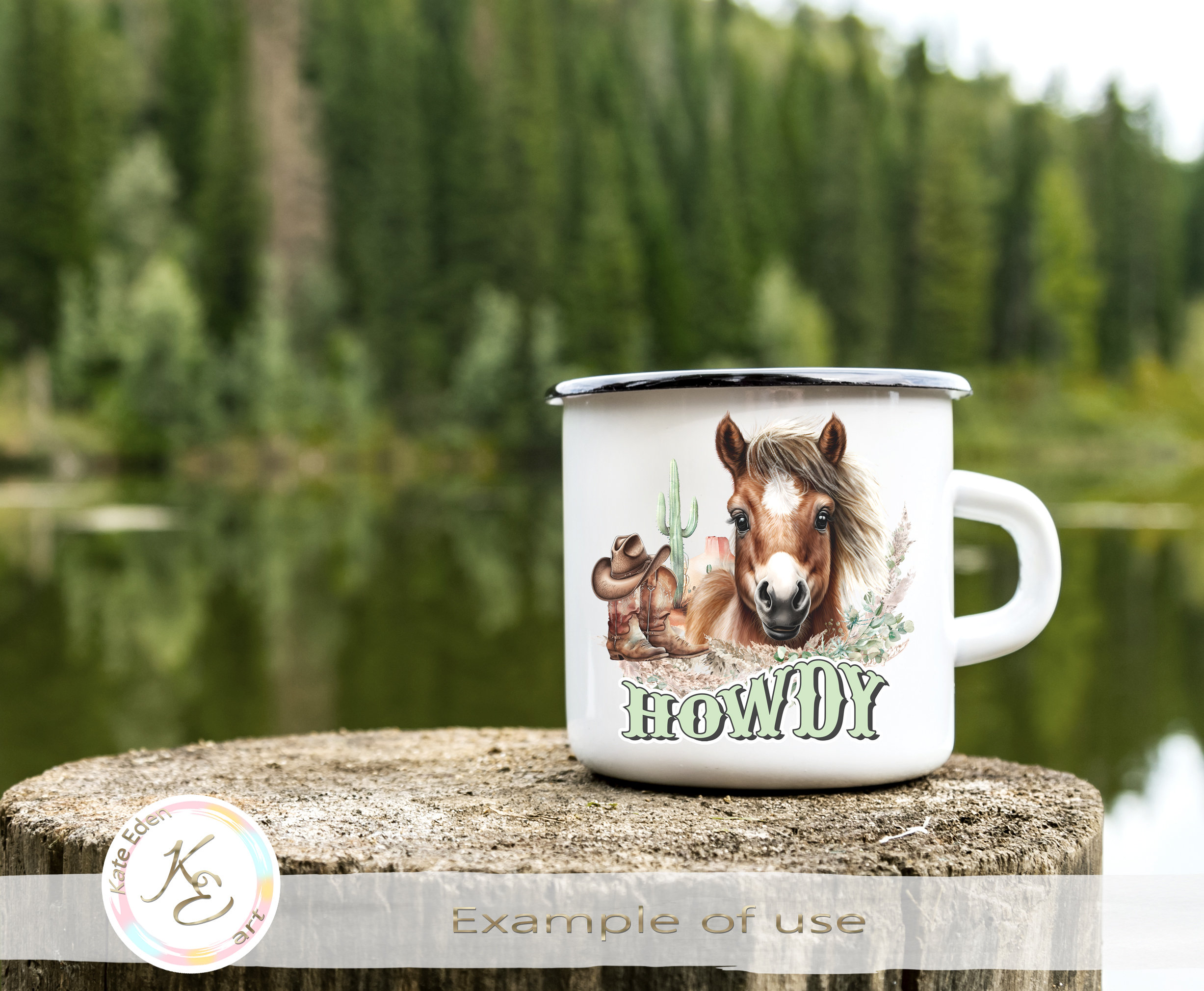 Howdy PNG Cute Horse Clipart Texas Horse Western PNG Horse - Etsy