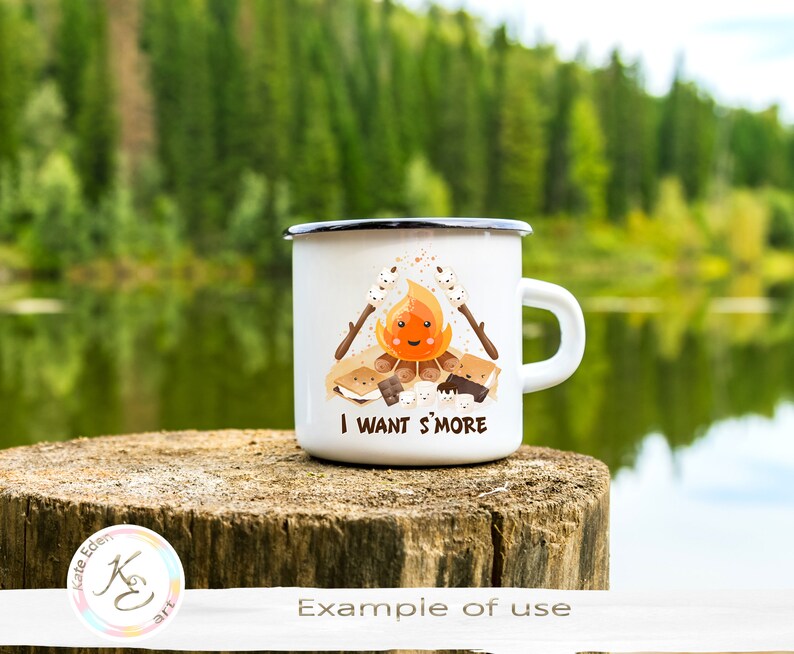 I Want S'more PNG Smores Clipart Summer Instant - Etsy