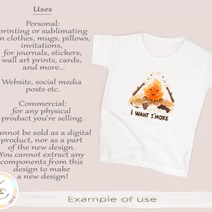 I Want S'more PNG, Smores Clipart, Summer, Instant Download, Smore ...