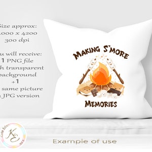 Making S'more Memories PNG, Smores Clipart, Summer, Instant Download ...